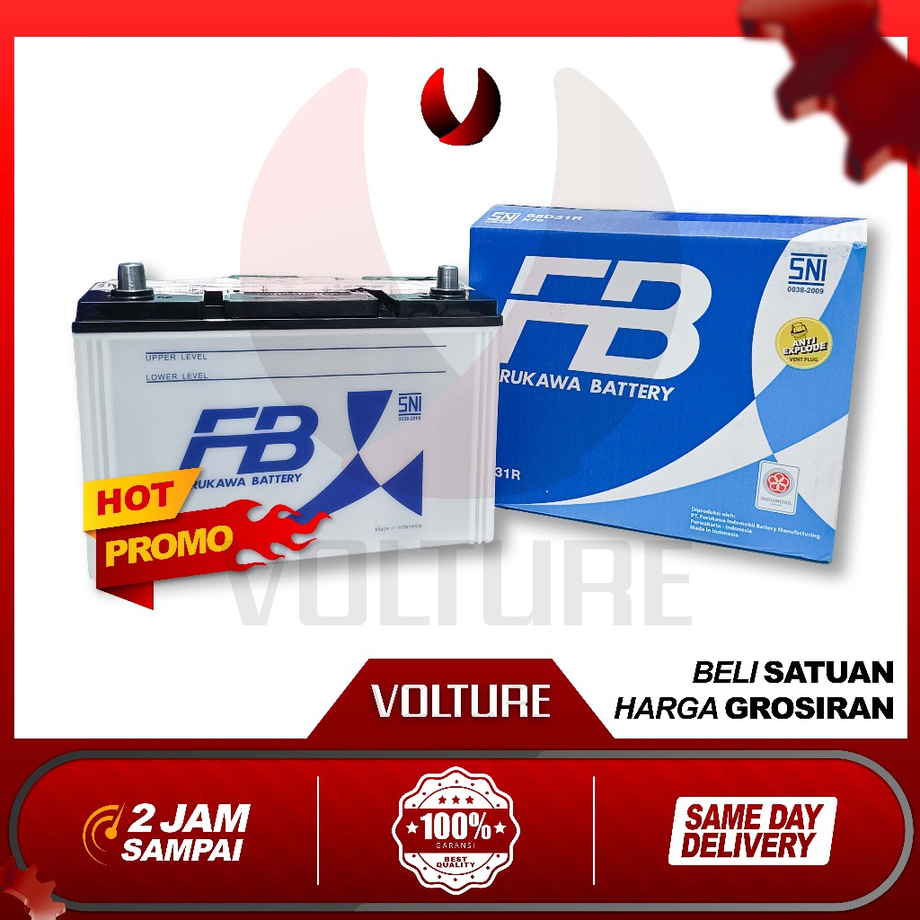 Jual Aki mobil basah Furukawa battery premium original INDOMOBIL N70 /65d31R 12V 70AH ...