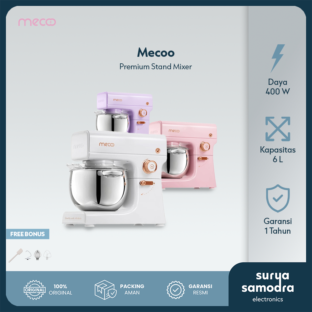 Jual MECOO Stand Mixer Digital 6L Smart LED | Shopee Indonesia