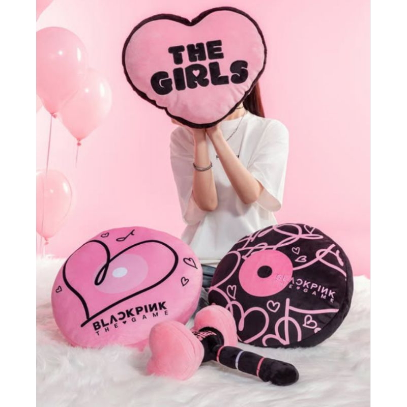 Jual Miniso Black Pink the game bantal bulat plush | Shopee Indonesia