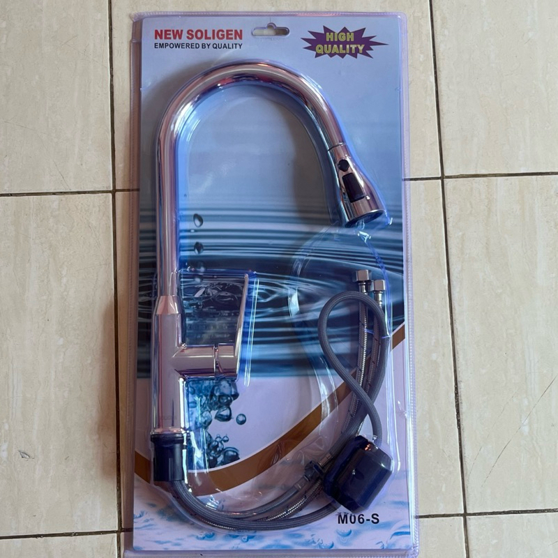 Jual Soligen Kran Angsa Premium Mewah Tanam Tarik M06-S CHROME New ...