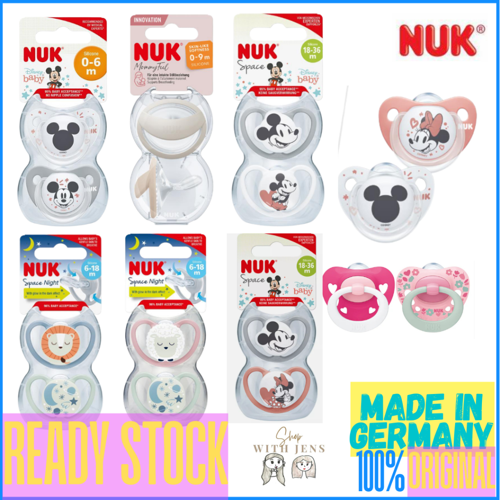 Jual NUK Made In Germany Disney Mommy Feel / Signature / Night PACIFIER ...