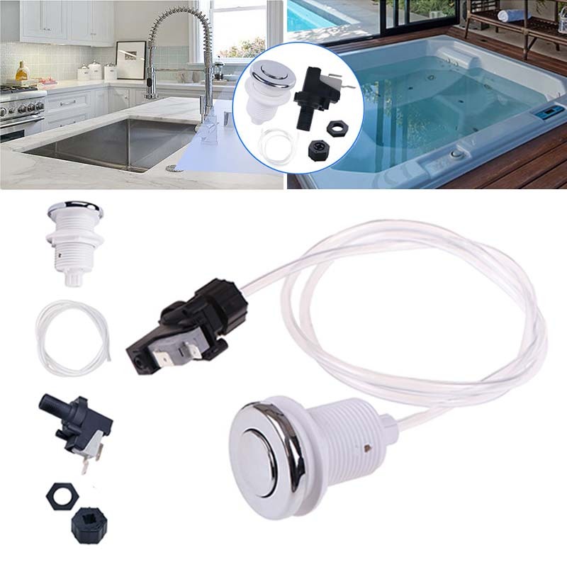 Jual 32mm Air Switch Jacuzzi Saklar Push On Waterproof Button Round ...