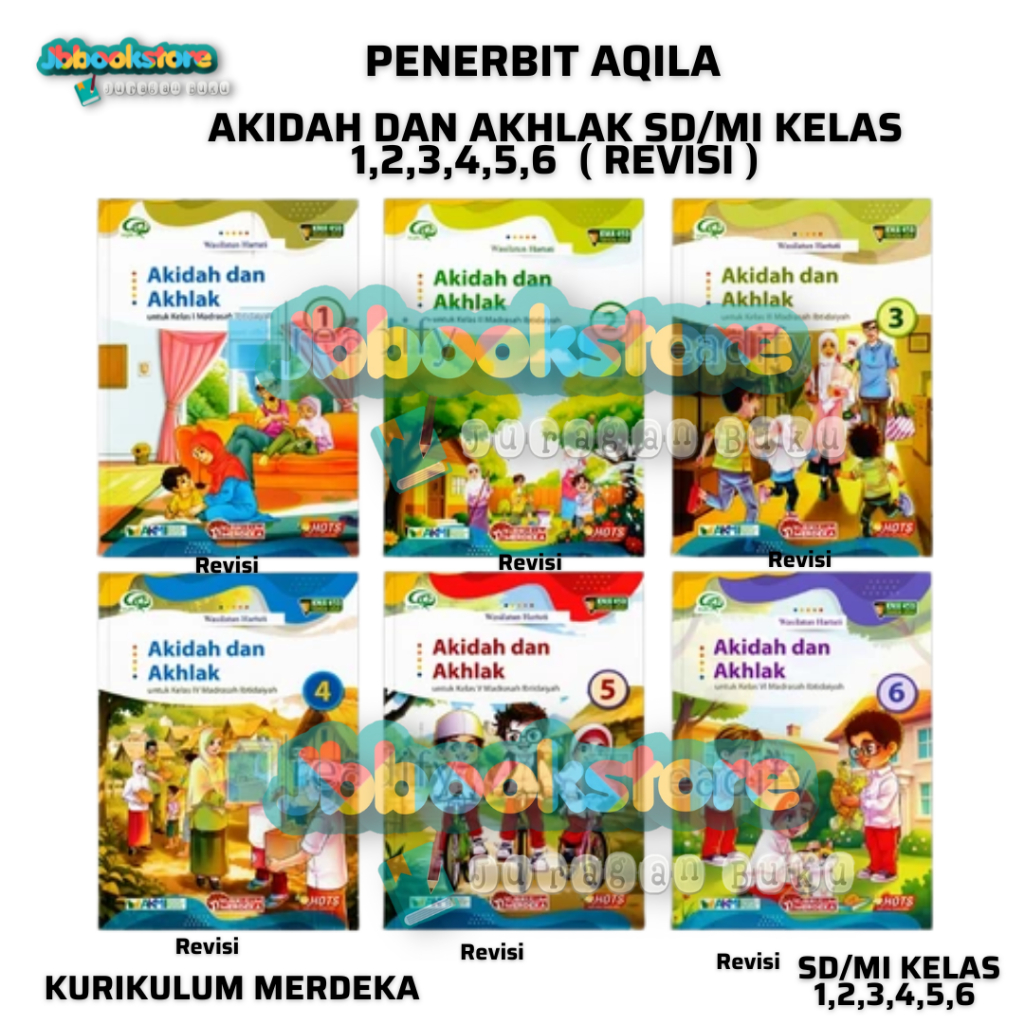 Jual Buku Akidah Dan Akhlak SD/MI Kelas 1 2 3 4 5 6 / Akidah Akhlak SD Kelas 1 2 3 4 5 6 ...