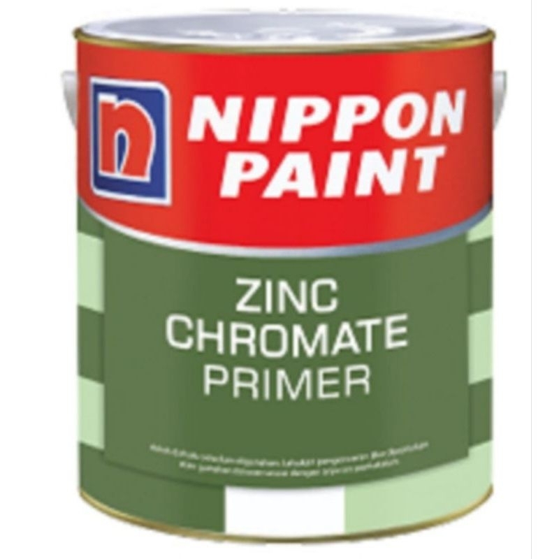 Jual Cat Dasar Besi Nippon Paint Zinc Chromate Primer 1kg | Shopee Indonesia