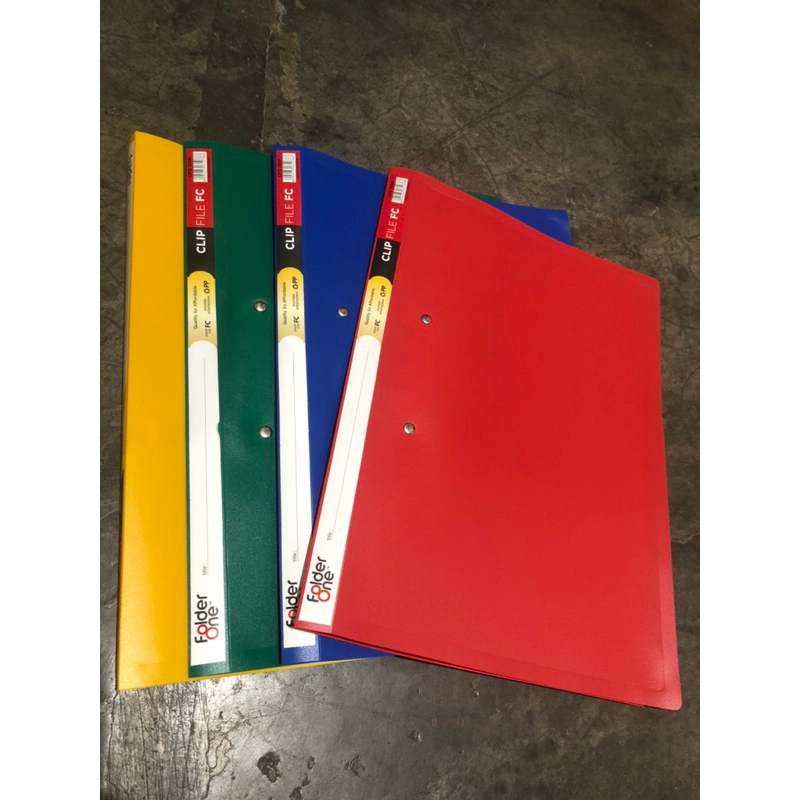Jual GROSIR 6pcs Clip File FOLDER ONE // Map plastik // Map data folio ...
