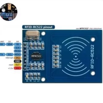 Jual NEW PART HANYA Modul RFID RC522 RC-522 RC 522 MFRC522 13.56MHz IC ...