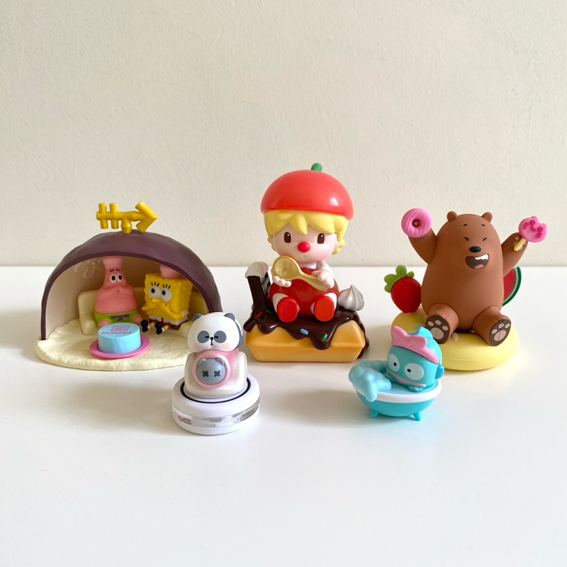 Jual Figurine Popmart Sweet Bean Frozen Time Dessert Box, Miniso ...