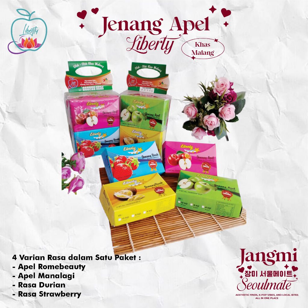 Jual Jenang Buah Khas Malang (4 rasa dalam 1 paket) | Jenang Apel ...