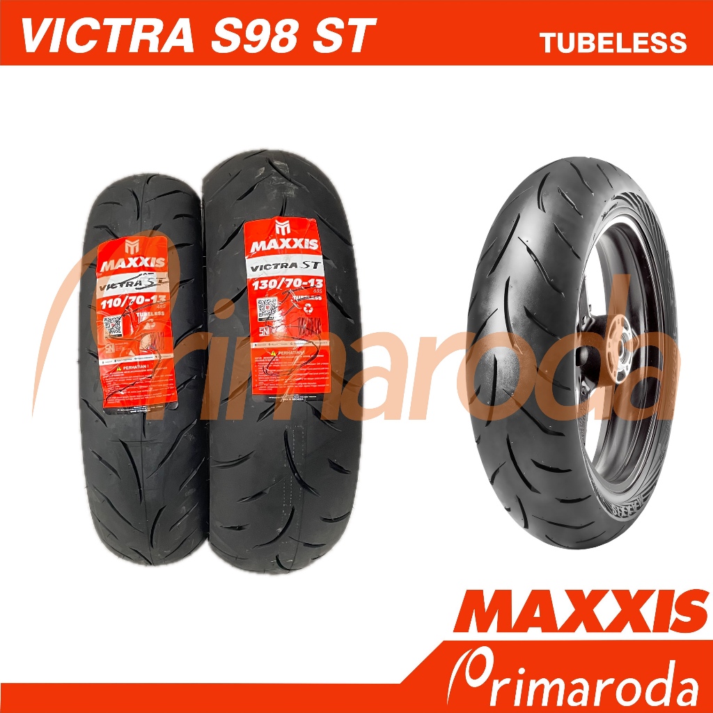 Jual Sepasang Ban Yamaha NMAX Tubeless Maxxis Victra S98ST | Shopee ...