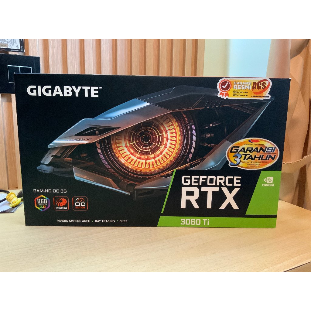 Jual VGA Gigabyte Geforce NVIDIA RTX3060TI RTX 3060TI 3060 TI Triple 3 ...