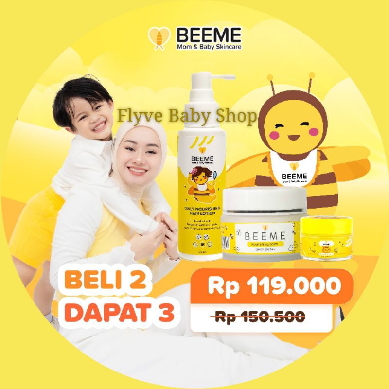 Jual BELI 2 DAPAT 3 - Bundling Beeme Hair Lotion 100ml + Beeme ...