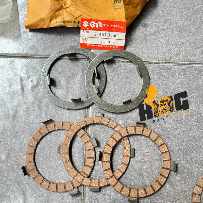 Jual 21400-35830-000 KAMPAS KOPLING SUZUKI RC 100 BRAVO TORNADO SPRINTER 5 LEMBAR ORIGINAL SGP ...