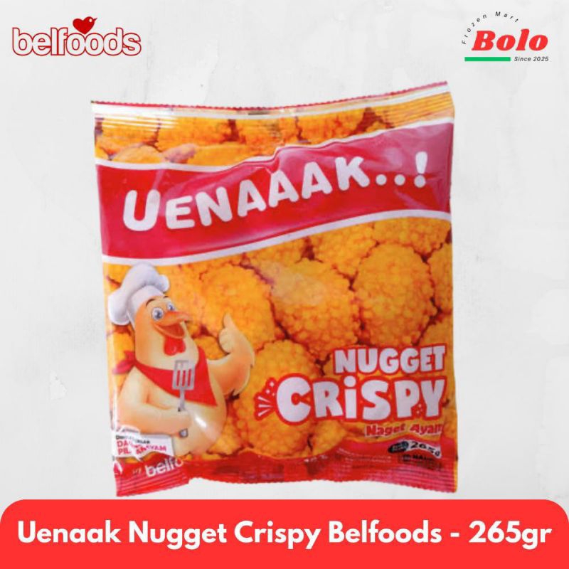 Jual Uenaaak Belfoods Crispy Chicken Nugget Crumble 265gr Ekonomis ...
