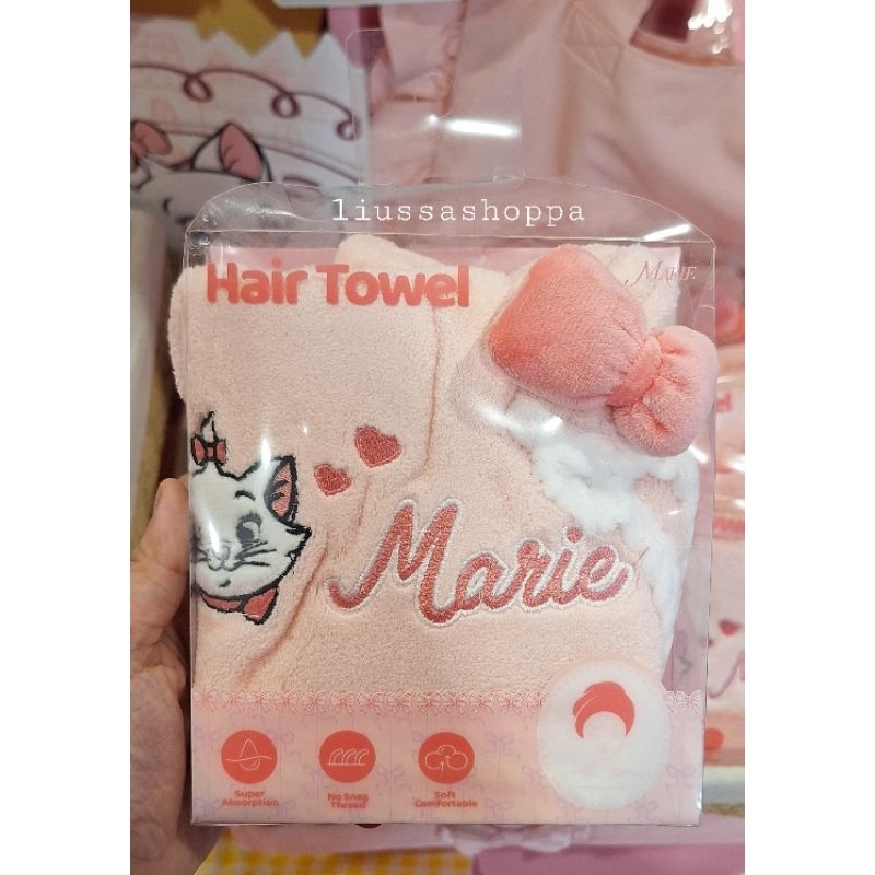 Jual Handuk Rambut OHSOME - Dry Hair Towel Disney Series Marie | Shopee ...