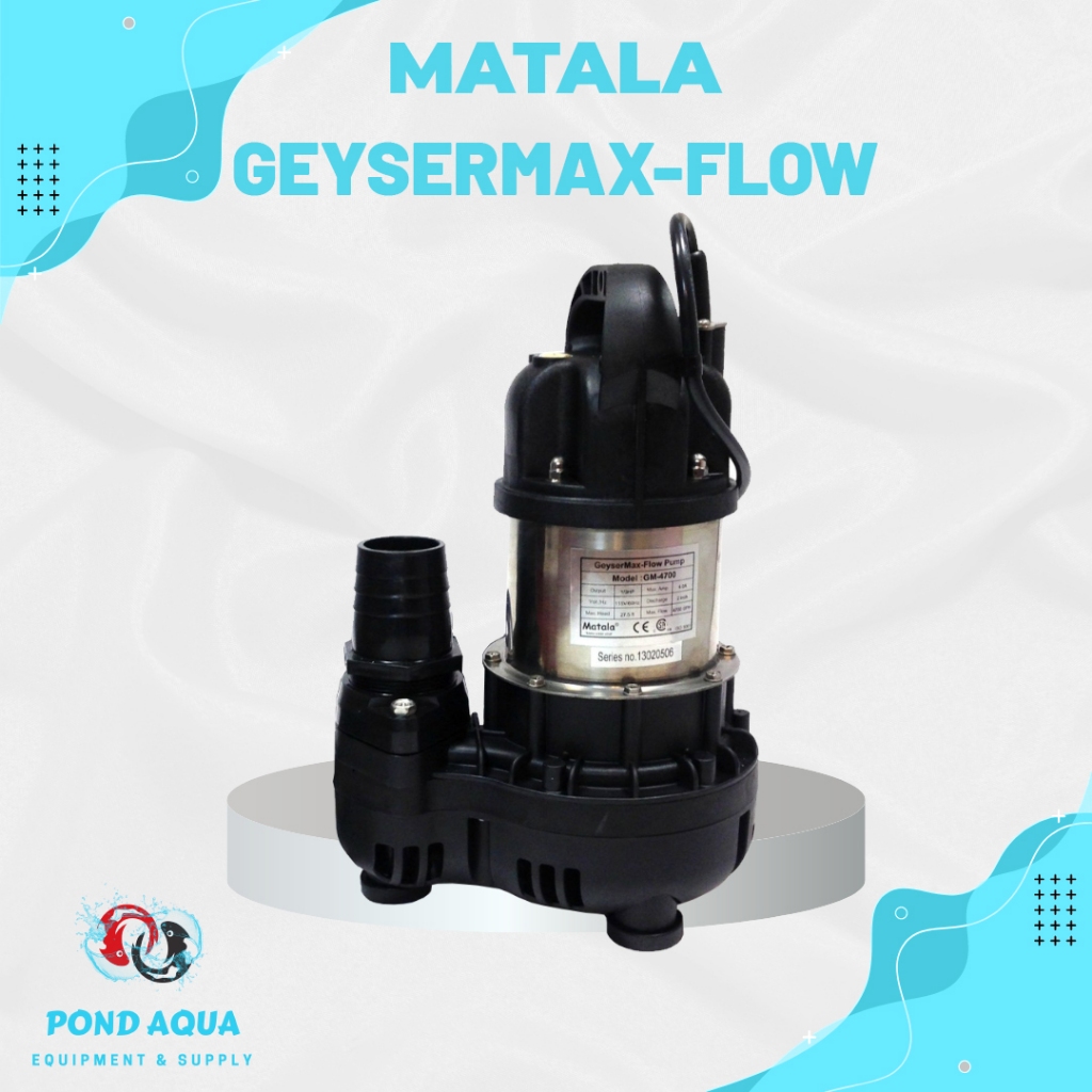 Jual Matala Geyser-Max Flow Pump 12000 LPH Water Pump Pond Pompa Air ...