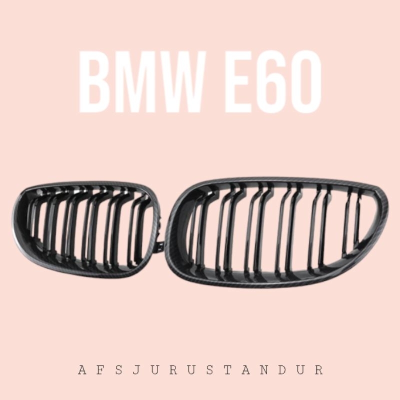 Jual Grill Grille Bumper Bemper BMW E60 Pre LCI & LCI Double Slat Slate ...