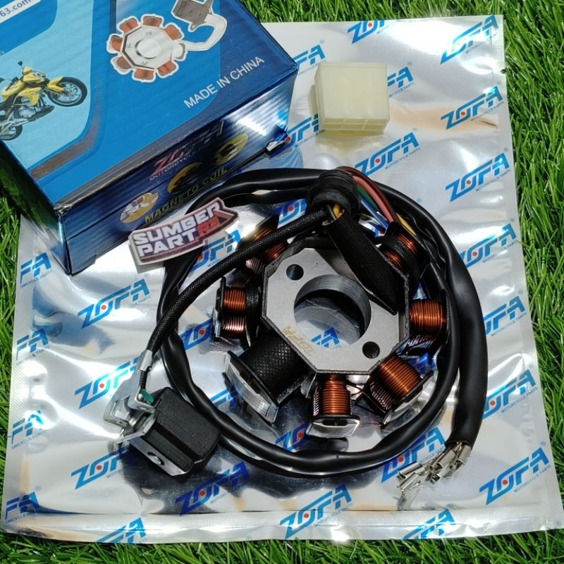 Jual (zftw) spul tossa 8 pole baut 2 viar 150cc oil cooler - sparepart motor roda tiga - viar ...