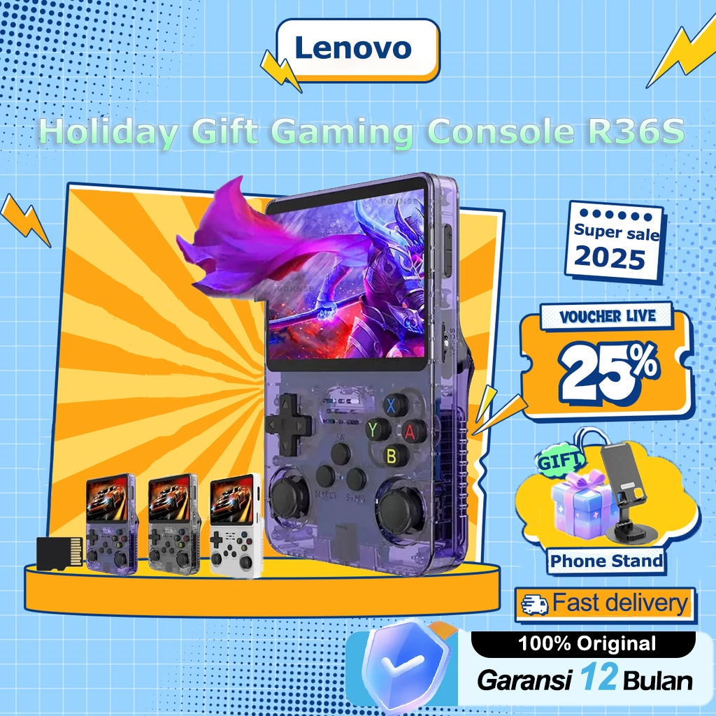 Jual R36S Mini Gameboy Retro HD Handheld Gaming Console 3.5-inch IPS ...