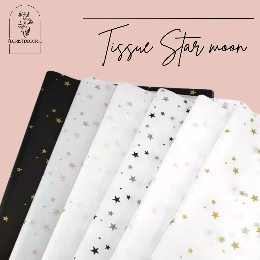 Jual THIN TISSUE PAPER / KERTAS BUNGA TISUE / KERTAS BUKET TISSUE ...