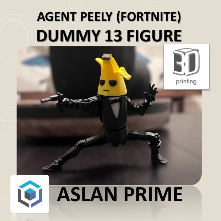 Jual AGENT PEELY FORTNITE JOINTED POSEABLE ACTION FIGURE LUCKY DUMMY ...