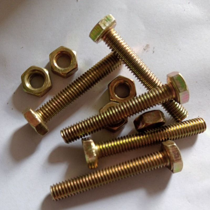 Jual Baut Mur/Mur Baut Hex BMK M6x40mm(4cm) | Shopee Indonesia