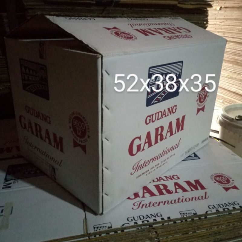 Jual KARDUS BEKAS/BESAR/TEBAL 2PLY UKURAN 52x38x35Cm UNTUK PEKING ...