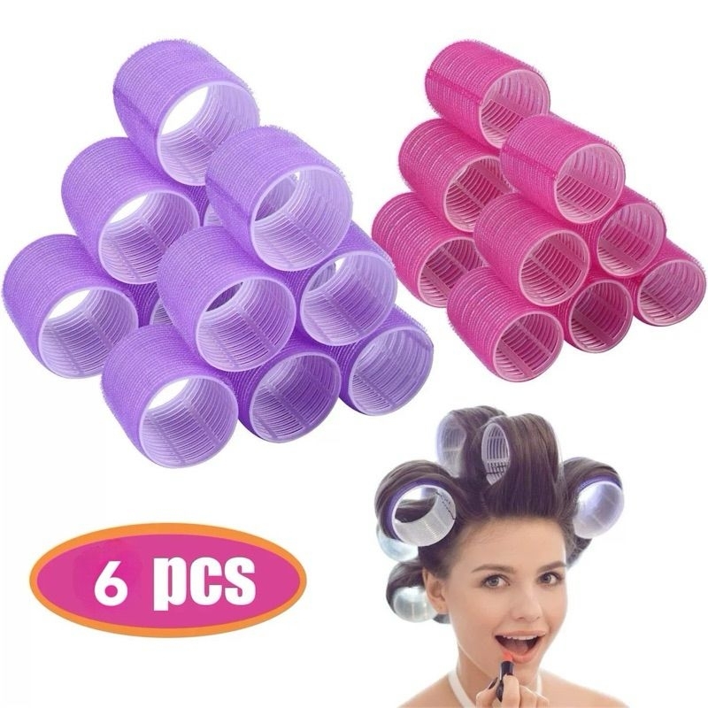Jual roll gulungan set 6-12 pcs hair Curly roller set premium quality ...