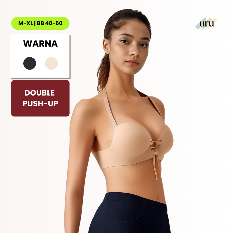 Jual URU Yours - PalmLift Bra Push-Up Adjustable – Tanpa Kawat, Strap Depan, 4 Aksesori | Shopee ...