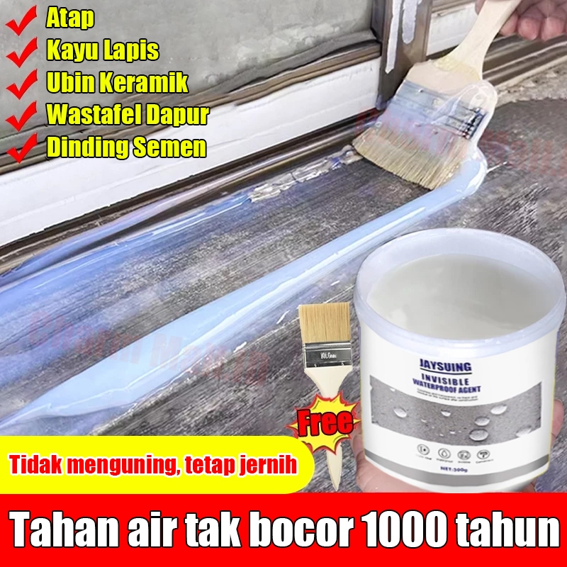 Jual lem transparan anti bocor jaysuing 300g lem waterproof penambal tembok anti bocor dan ...
