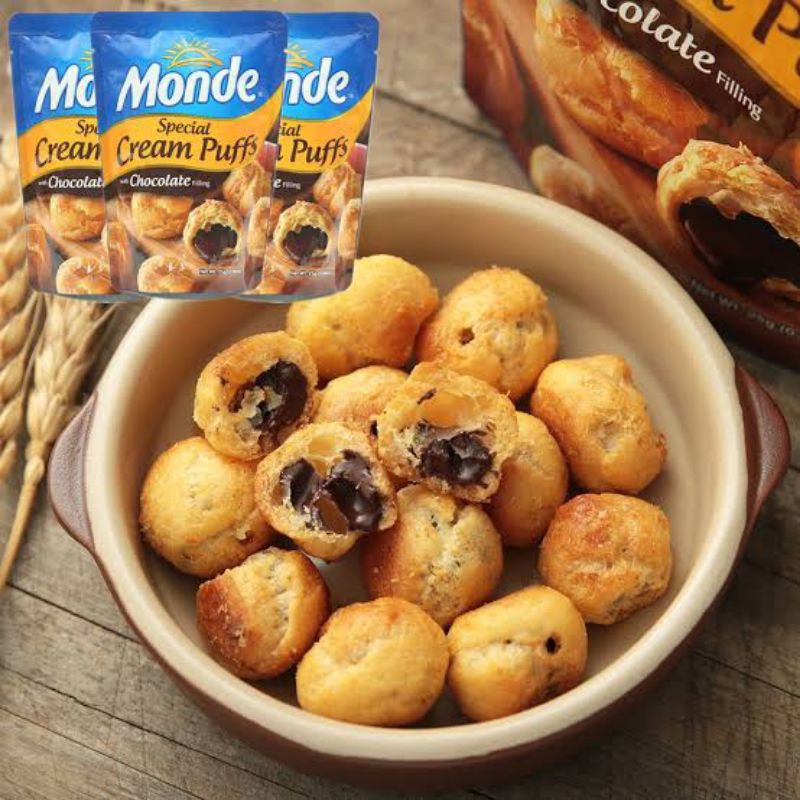 Jual Monde Cream Puff Chocolate Custard Filipina | Shopee Indonesia