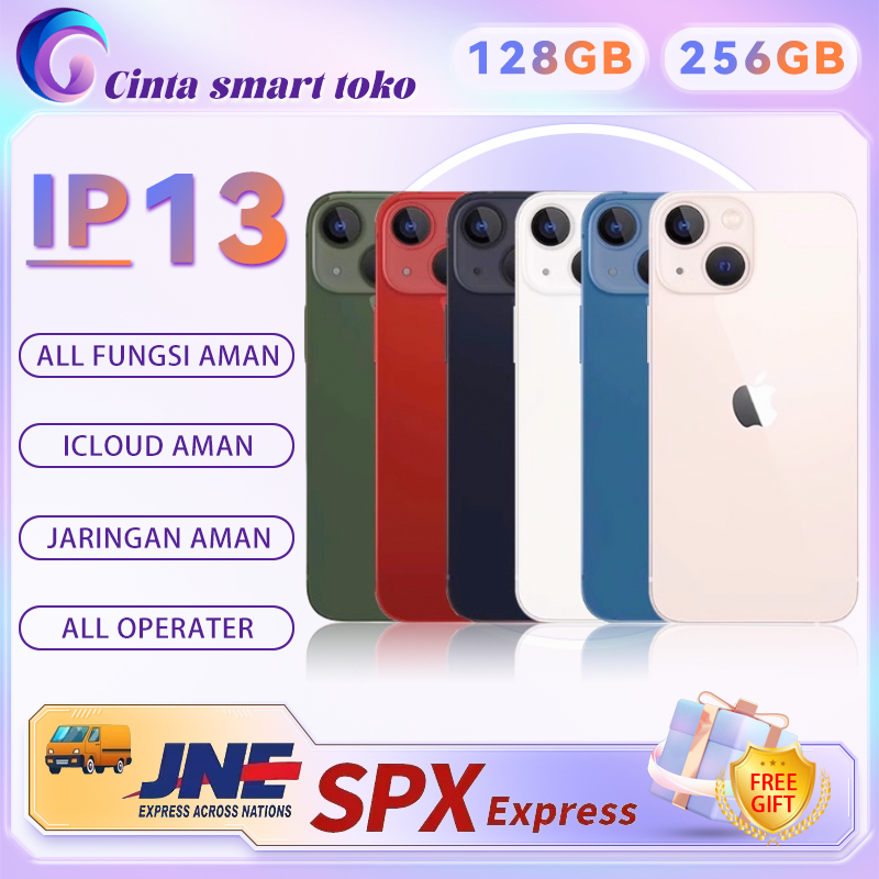 Jual IP 13 256GB 128GB Second Unlocked Fullset Mulus Original 100% Like New Good Conditions No ...