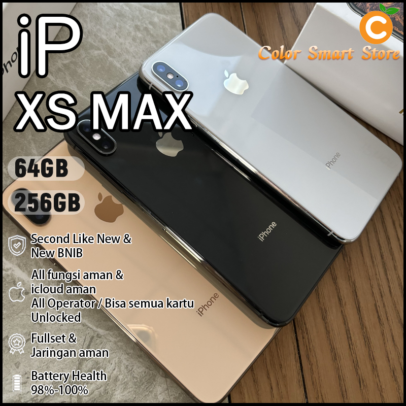 Jual IP XS MAX 64GB 256GB Beksa fullset seken Inter Kondisi Perfect ...