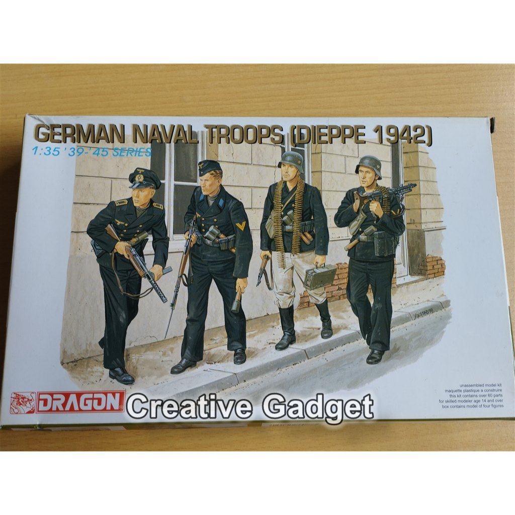 Jual Model Kit Dragon 1/35 - German Naval Troops ( Dieppe 1942 ) | Shopee Indonesia