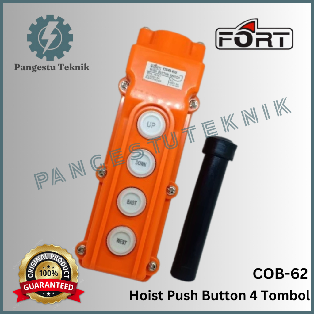 Jual Fort Hoist Push Button COB62 Control Switch Crane 5 Ampere / COB ...