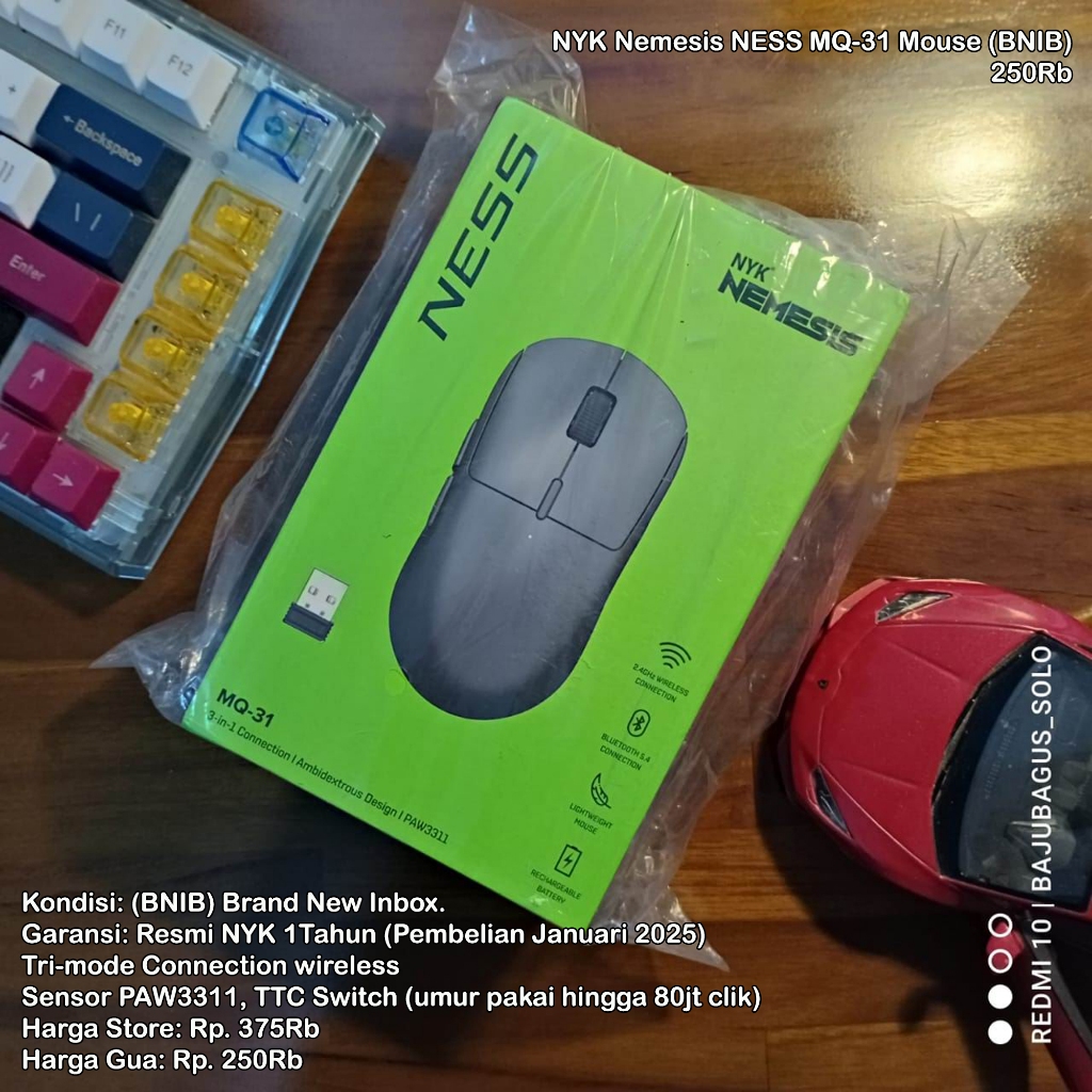 Jual Mouse NYK Nemesis NESS MQ-31 Mouse (BNIB) | Shopee Indonesia