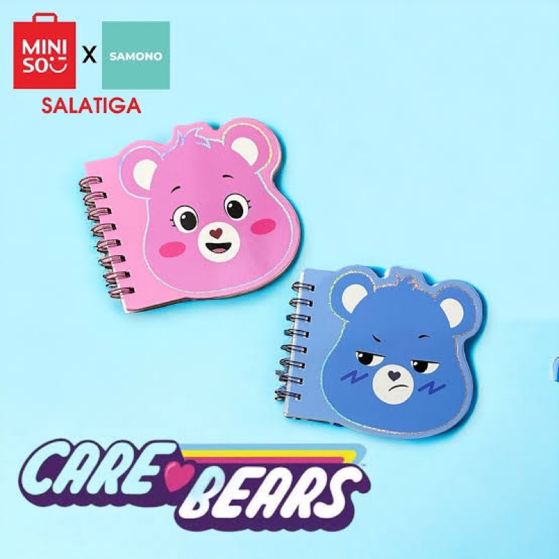Jual Miniso Stationery Care Bear Memo Note Book / Buku tulis memo note ...