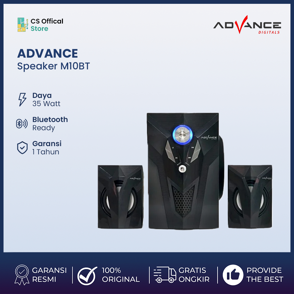 Jual ADVANCE M10BT Speaker Stereo Bluetooth Xtra Bass Subwoofer Garansi Resmi 1 Tahun | Speaker ...