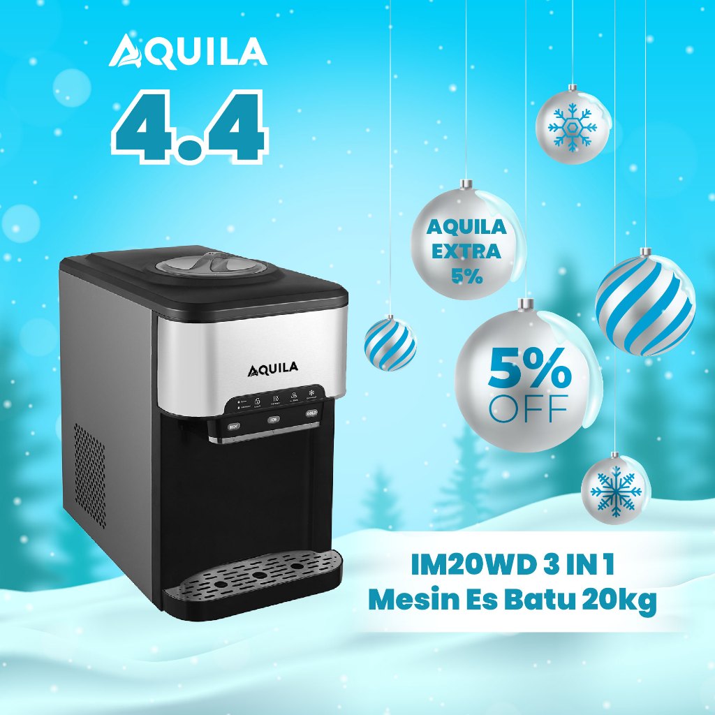 Jual Aquila Im 20wd 3 in 1 Dispenser Air Panas & Dingin dan Mesin Es ...