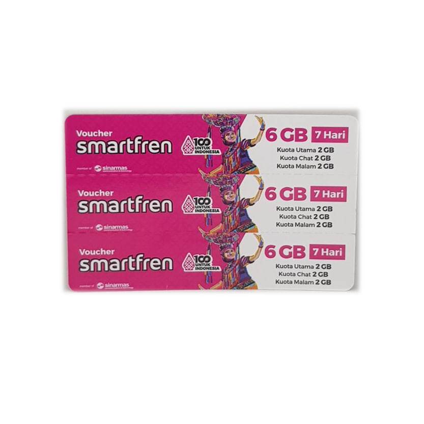 Jual Voucher SmartFren 6 GB 7 Hari | Shopee Indonesia
