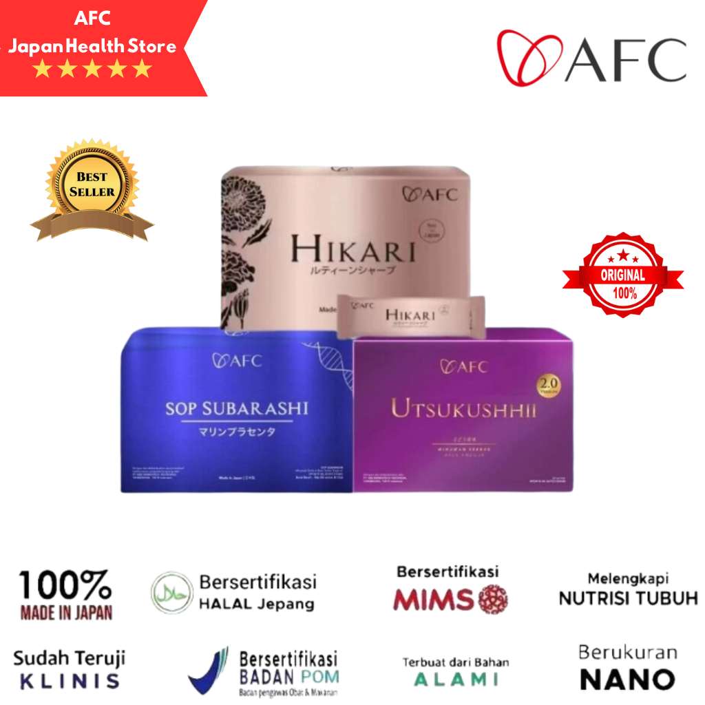 Jual Sop Subarashi Utsukuhhii Gold Hikari Original AFC - Subarashi Edition | Shopee Indonesia