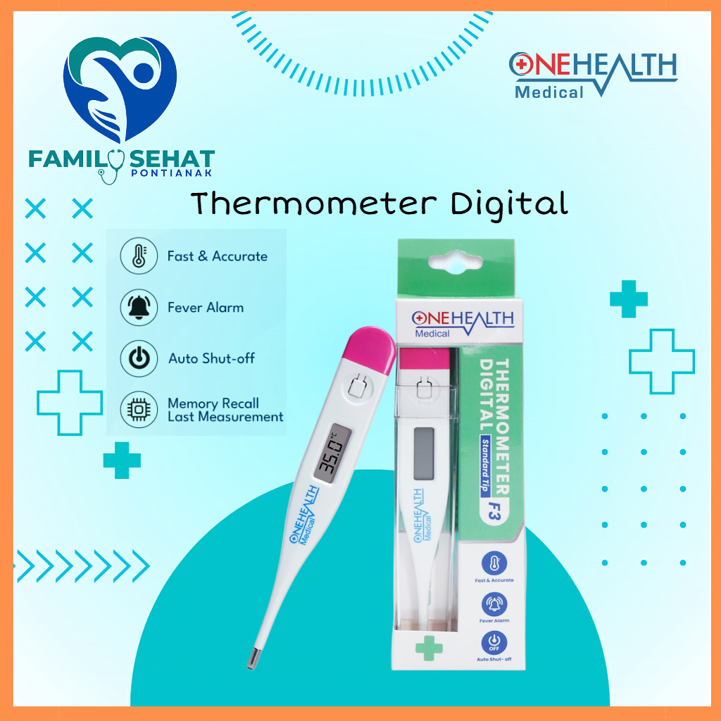 Jual Termometer Digital / Termometer Pengukur Suhu Tubuh / Termometer ...