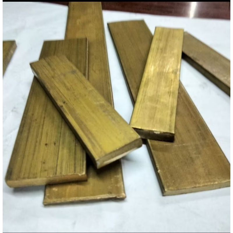 Jual plat strip Kuningan 8mm x 30mm x 1000mm | Shopee Indonesia