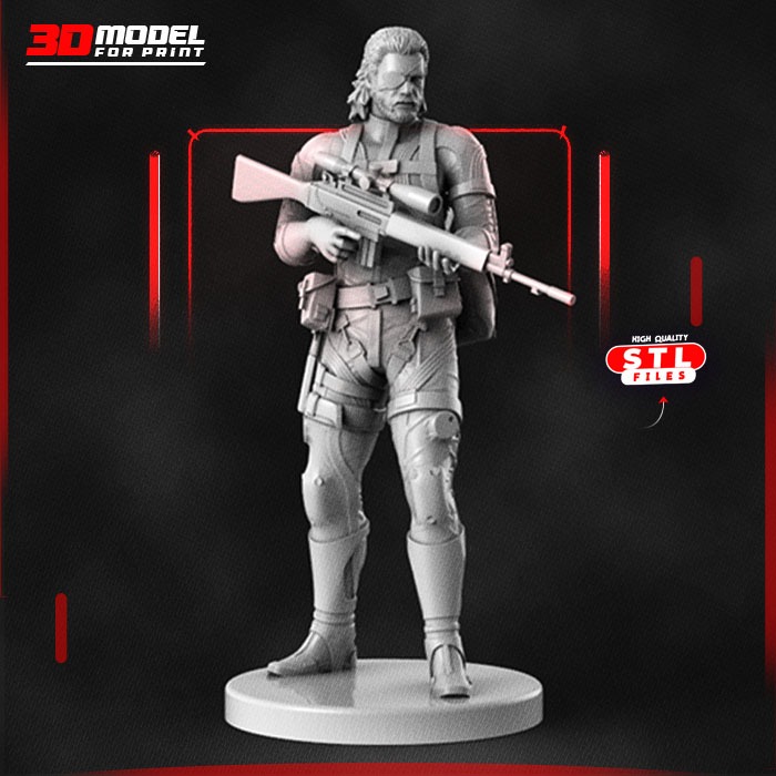Jual Big Boss - STL Files for 3D Printing | Model Rakitan | Miniatur ...