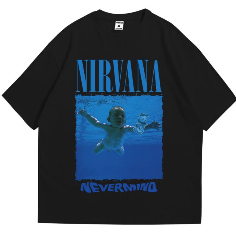 Jual Kaos Band Nirvana Nevermind Oversize Vintage – Tshirt Rock Pria Wanita PREMIUM | Shopee ...