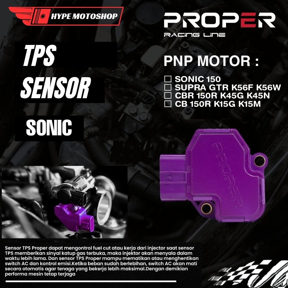 Jual SENSOR TPS PROPER RACING LINE THROTTLE POSITION SENSOR MOTOR HONDA ...
