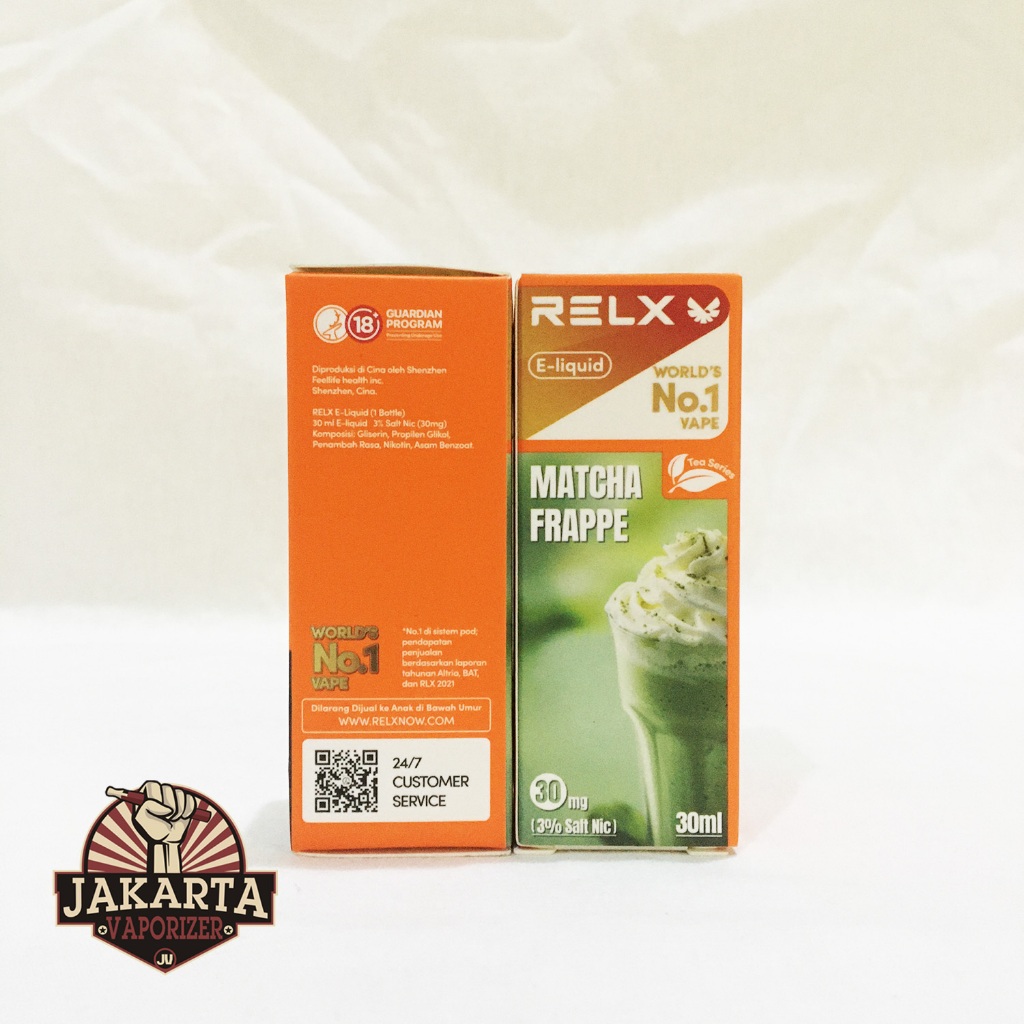 Jual [SALT] RELX MATCHA FRAPPE 30ML 30MG SALTNIC BY RELX | Shopee Indonesia