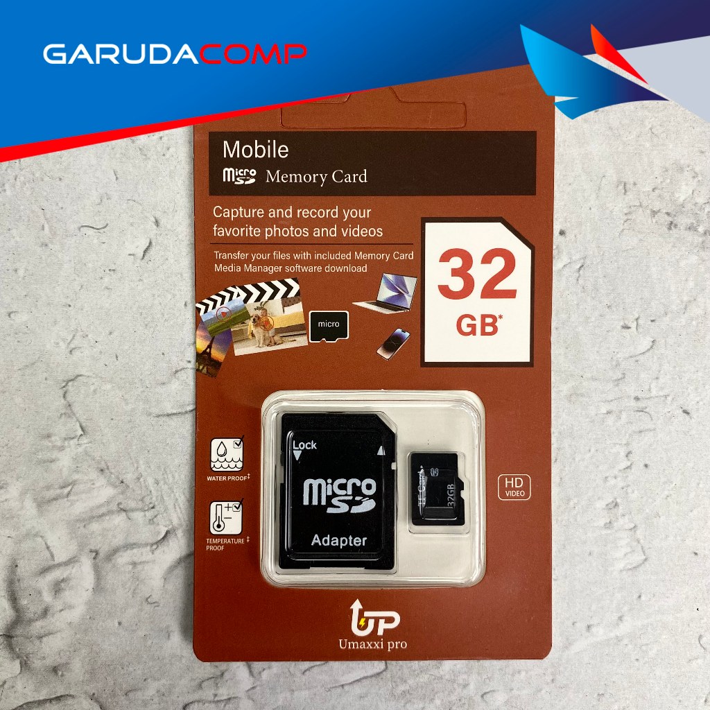 Jual UMAXXI PRO Micro SD 32GB Memory Card HP Kartu Memori Micro SD ...