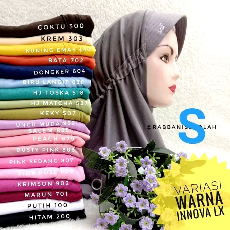 Jual (Size S) Diskon Rabbani|Kerudung Innova Lx Warna Rabbani|Hijab ...