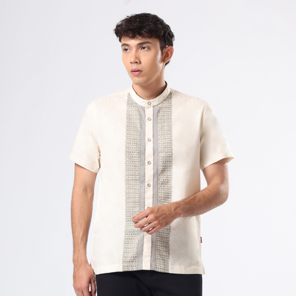 Jual EDWIN JEANS - Kemeja Koko Pria Lengan Pendek REEM LIGHT BEIGE Baju ...