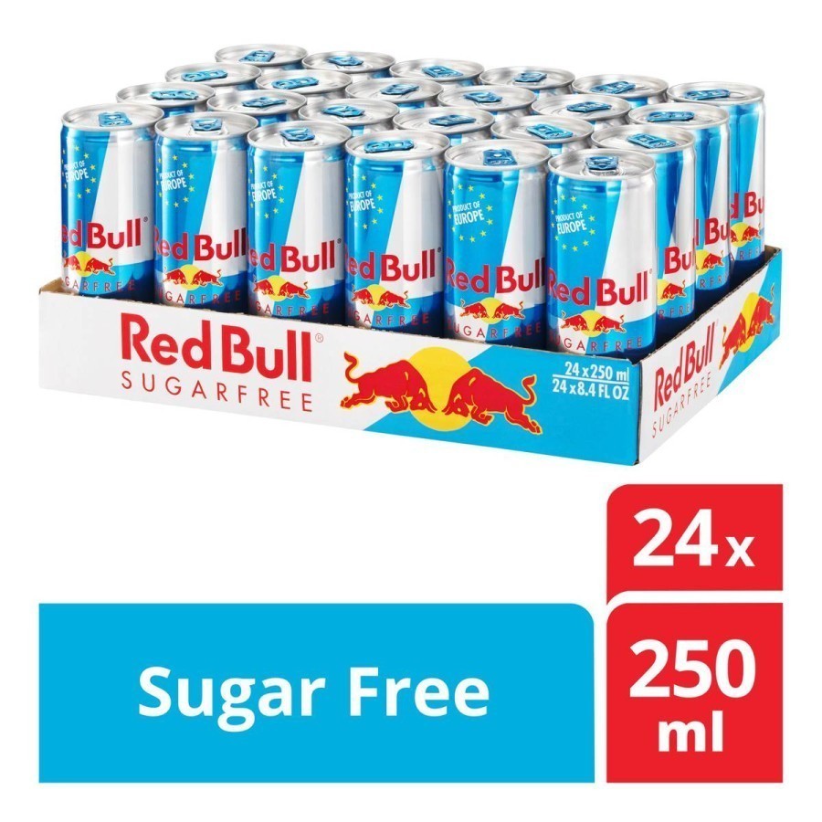 Jual Red Bull Sugar Free Energy Drink 24 Cans | Shopee Indonesia